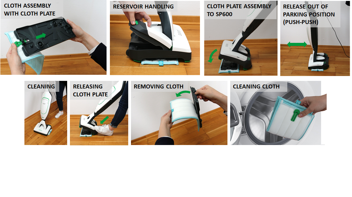 How should I handle the SP600 2-in-1 vacuum and mop? – Vorwerk UK & Ireland